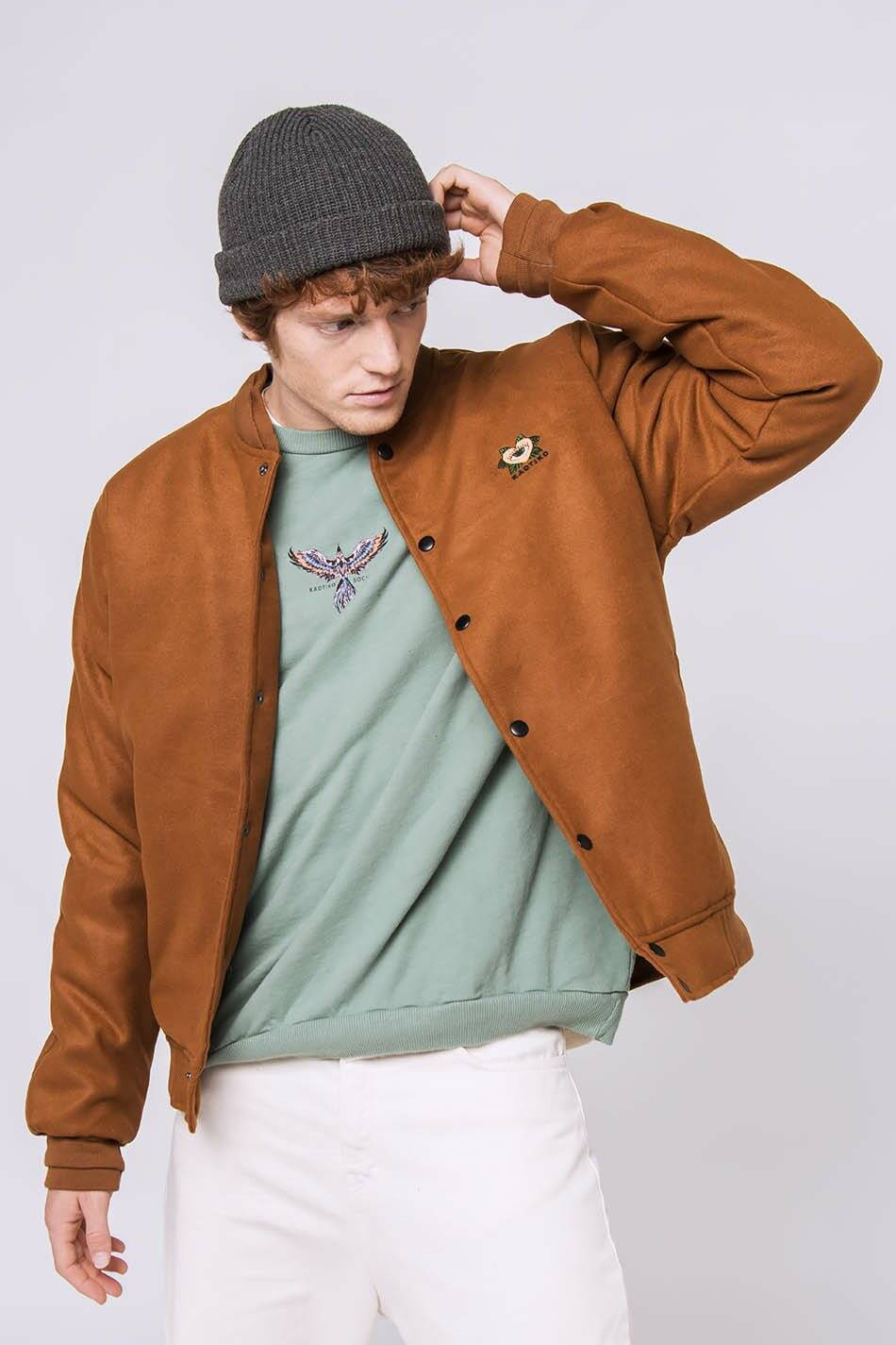 Kaotiko Brown Heart Marla Jacket - Runcolors.pl