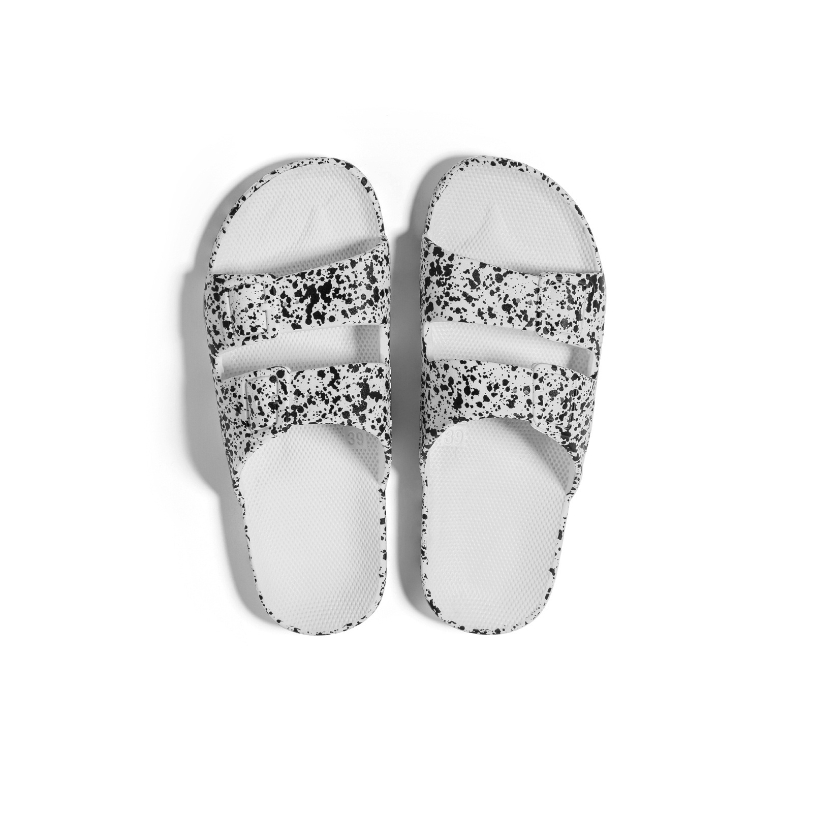 Klapki Freedom Moses White Splatter - Runcolors.pl